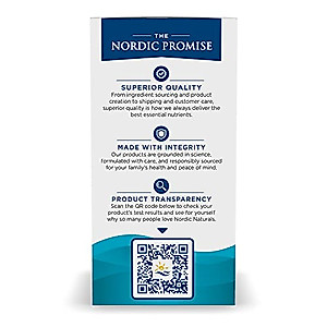 Nordic Naturals Ultimate Omega-D3, Lemon Flavor - 120 Soft Gels - 1280 mg Omega-3 + 1000 IU Vitamin D3 - Omega-3 Fish Oil - EPA & DHA - Promotes Brain, Heart, Joint, & Immune Health - 60 Servings