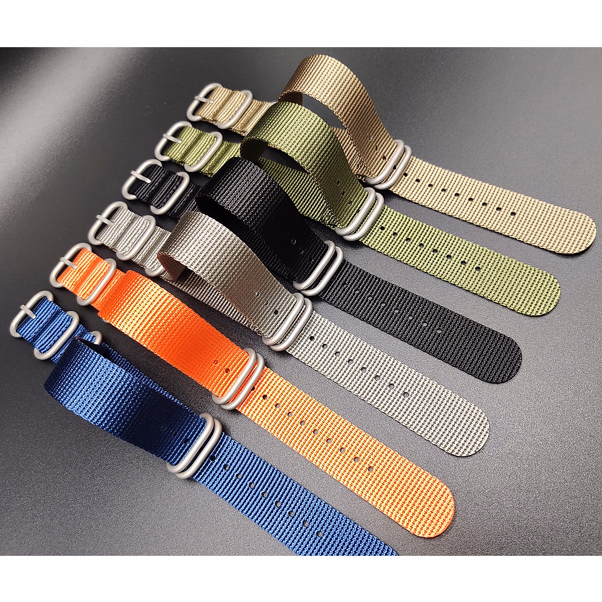 Lijinlan Military Ballistic Nylon Strap Replacement G-Shock Watch Bands Compatible with Casio G-Shock Watch Model GW100/GA100/GA400/GD120/ DW-D5500 /DW5600E/ DW6900/DW-9052/GWM5610/GW9400 (Black)