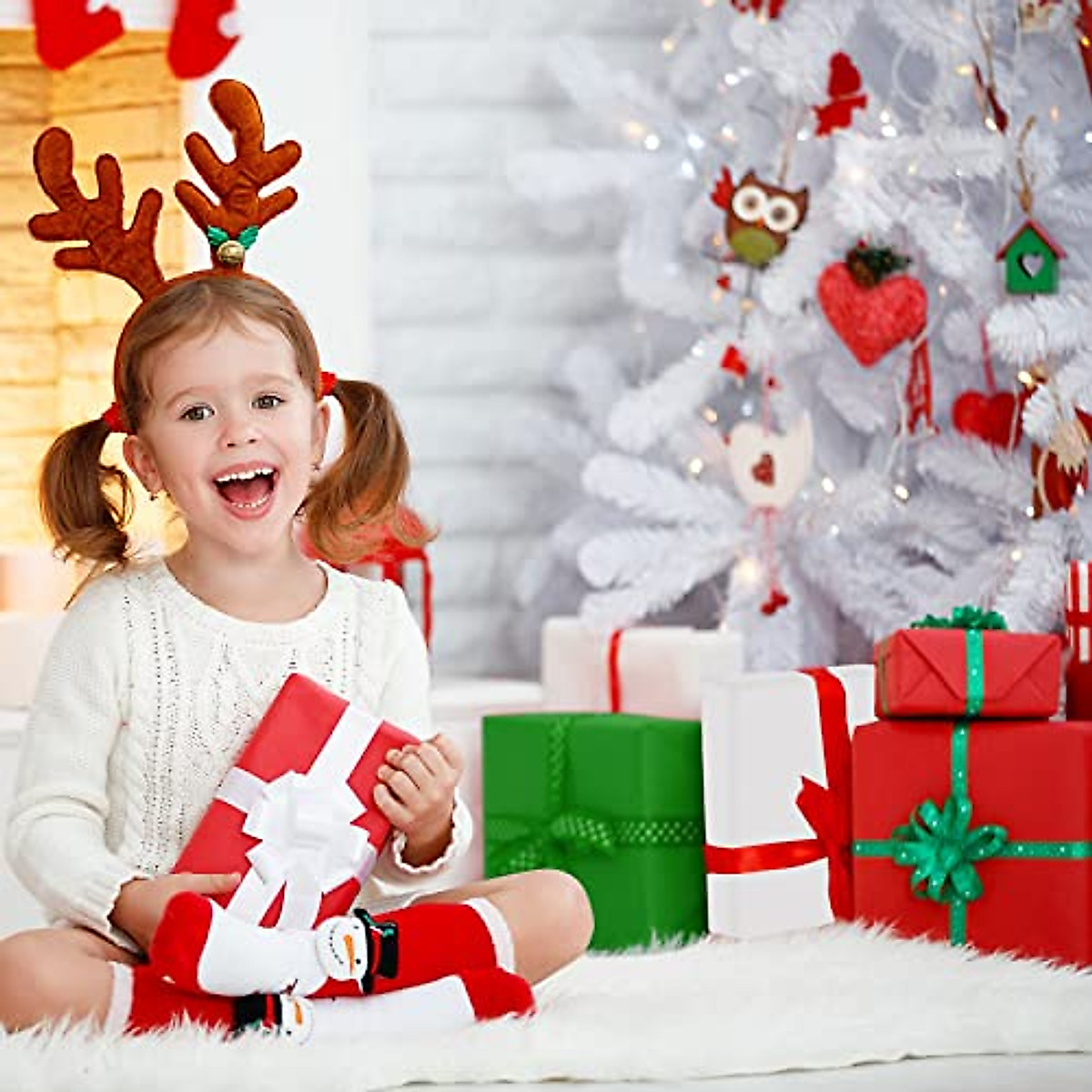 TUPARKA 60 Sheets Tissue Paper 19.7x15inch Christmas Tissue Paper Wrapping Paper Gift Paper for DIY and Craft, Gift Bags Decorations in Christmas Party