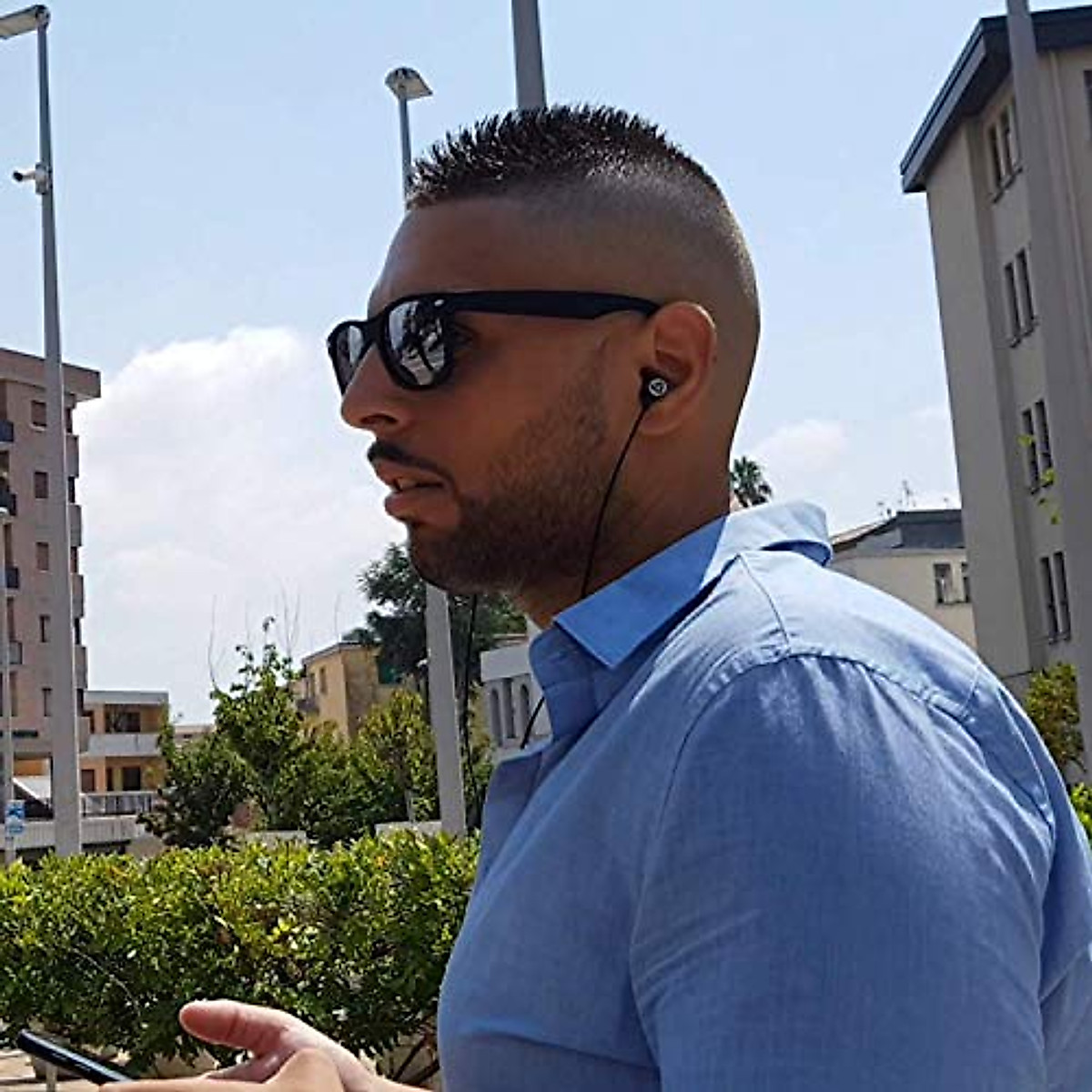 LUDOS Wired-Earbuds-Earphones-Headphones-Microphone, Turbo Ergonomic Earphone with Mic, Memory Foam, Durable Cable, Bass, Auriculares in-Ear Headphones for iPhone, iPad, Apple, Computer, Laptop, PC