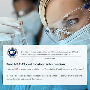 Crystala Filters Water Filter Compatible with MWF SmartWater, MWFA, MWFP, GWF, GWFA, Kenmore 9991, 46-9991, HDX FMG-1, WFC1201 (1 Pack)