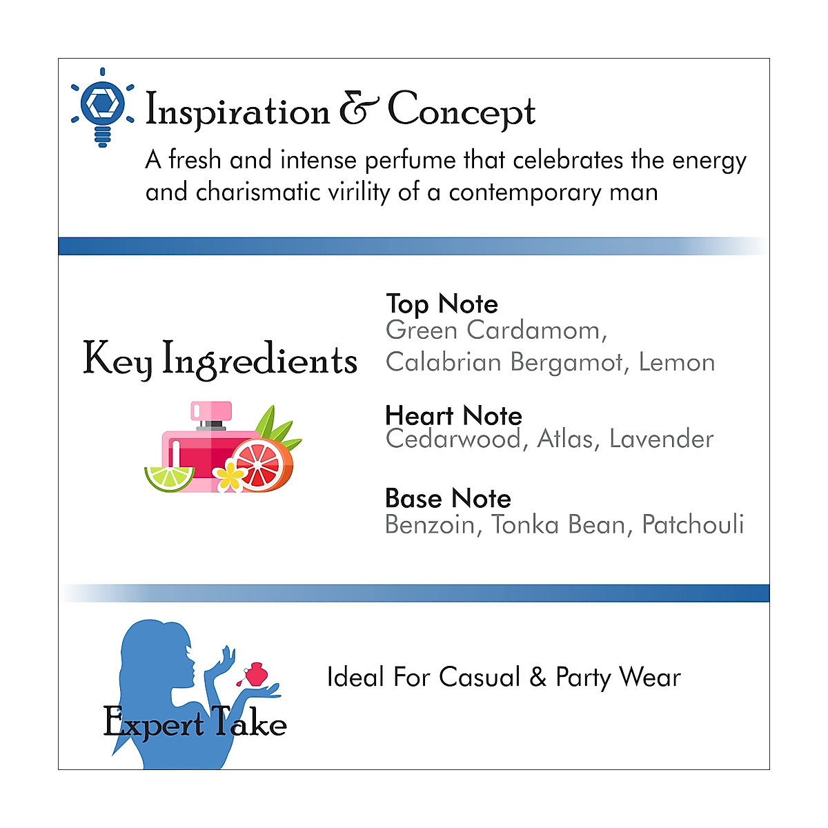 Salvatore Ferragamo Acqua Essenziale Blu Eau de Toilette Spray for Men, 3.4 Ounce