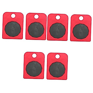 CUBTOL 6 pcs Heavy Multi-Wheel Moving Move Safe Furniture Easy Mover Appliance Plate Slider to Wheel Small and Movers Couche Mobile Tool System Wheels Mover's for Refrigerator Plastic