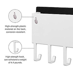 Manarola at Sunset PU Leather Wall Mounted Key Hook Organizer Hanging Key Holder Decoration