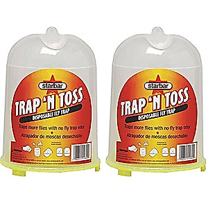 Farnam (2 Pack) Starbar 14624 Trap N Toss Disposable Fly Traps