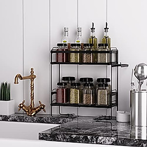 STILLDIO Bathroom Over The Toilet Storage Shelf 2-Tier Bathroom Storage Organizer Metal Basket Cabinet with Paper Holder Home Space Saving