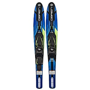 O'Brien Vortex Widebody Combo Water Skis 65.5", Blue