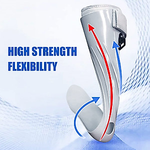 Tairibousy AFO Brace Lightweight Ankle Foot Orthosis Foot Drop Brace AFO Rehabilitator for Drop Foot, Stroke, Hemiplegia (M-Right)