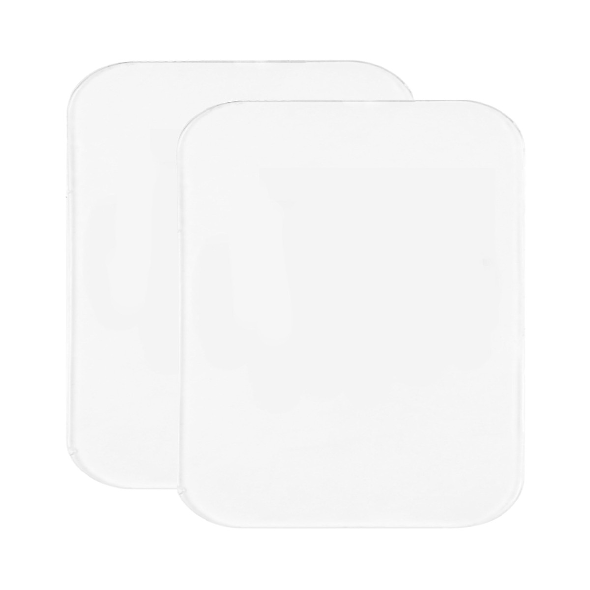 2 pcs Large Silicone Eyelash Pads for Lash Extension | XL Size 3.7 x 4.7 inches | Premade Lash Holder Sticker for Eyelash Extension Supplies