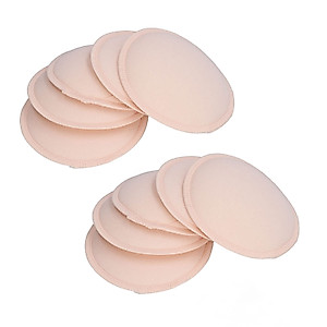 10pcs Reusable Nursing Pads Breast Pads Washable Breathable Soft Cotton Prevent Leaks Breastfeeding Nipple Pad for Maternity Breast Feeding Shower Gift