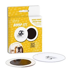 FUR GIFT Nose Print Stamp Pad, 100% Pet Safe, Pet Paw Print Kit, No-Mess Ink Pads, Imprint Cards, Pet Memorial Keepsake, Dogs, Cats, Small Pets, Pet Owner, Pet Memory Project, Nose Prints, All Breeds