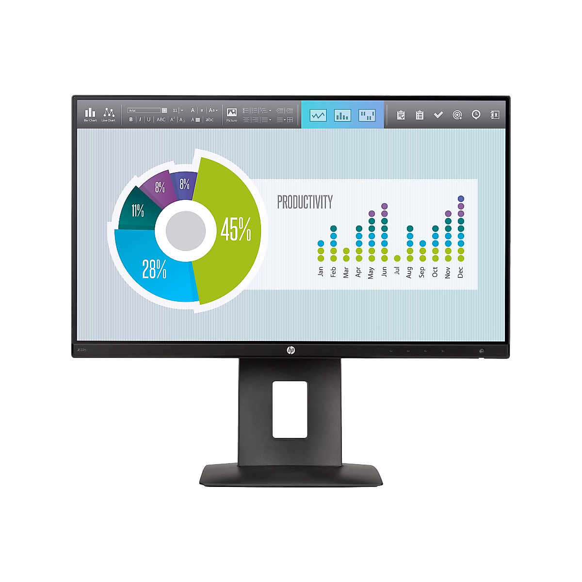 HP Commercial Specialty M2J71A8#ABA Z22n Narrow Bezel IPS Display