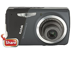 Kodak Easyshare M530 12 MP Digital Camera with 3x Wide Angle Optical Zoom and 2.7-Inch LCD (Carbon)