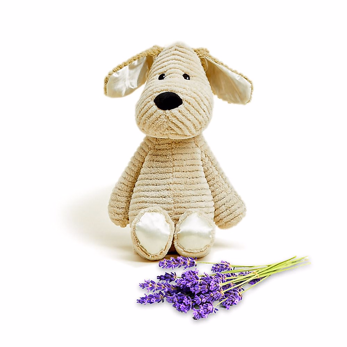 warmies Microwavable & Weighted Stuffed Animals, Puppy - Heated Stuffed Animal Plushie for Warmth & Comfort - Cute Soft Plush Toys for Adults & Children (Boys, Girls, Babies & Toddlers)