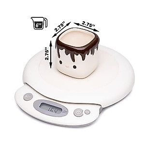 Hawaii Will Always Be Home Cute Marshmallow Shaped Mugs Ceramic Hot Chocolate Cup Hot Chocolate Mugs Milk Cocoa Christmas Funny Coffee Mug Mothers Day Gift 6oz