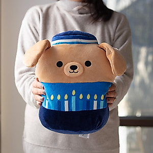 Squishmallows 10" Stevon Hanukkah Labrador Plush - Kellytoy Holiday Dog Stuffed Animal Toy