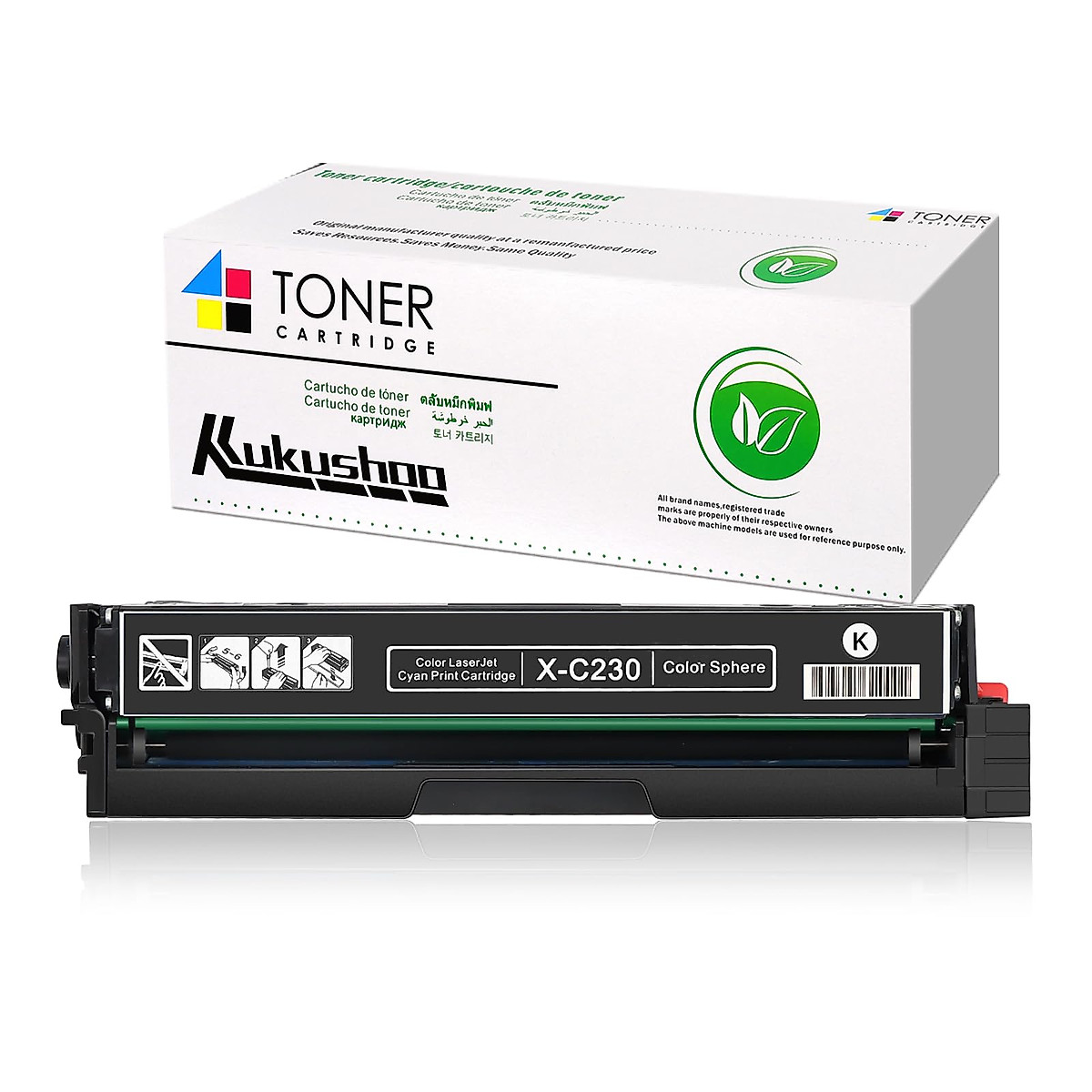 Kukushoo Compatible C230 C235 Toner Cartridge with Chip Replacement for Xerox C230/C235 (1-Pack)