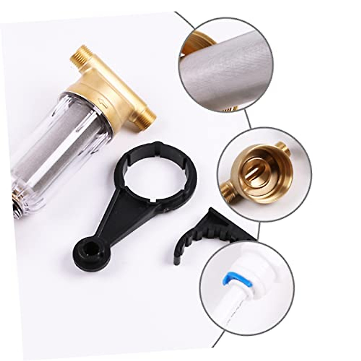 FAVOMOTO Filter Strainer Whole House Water Hose Backwash