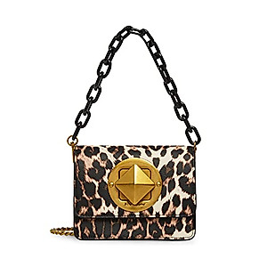 Betsey Johnson Lock It Up Crossbody, Leopard