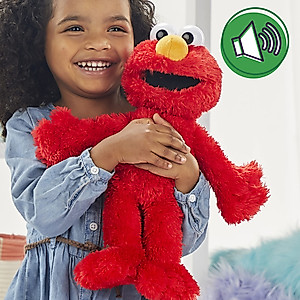 Sesame Street Tickliest Tickle Me Elmo, Laughing, Talking, 14-Inch Elmo Plush Toy, Toddler, Kids 18 Months & Up