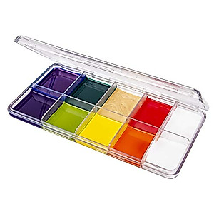 ArtBin 6907AB Slim Line 10 Compartment Small Art & Craft Organizer, [1] Plastic Storage Case, Clear