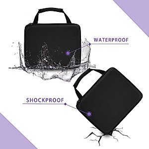 TPCY Extra Large Cards Case, Can Store 2400 Cards.Compatible with PM TCG Cards/C. A. H./YuGiOh/Magic The Gathering Trading Card Game and All Other Card Games (Purple)