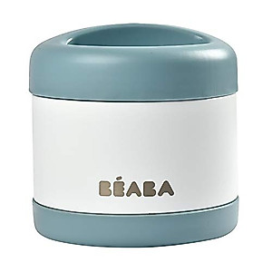 Beaba Stainless Steel Insulated Food Jar, 16 oz (Cloud)