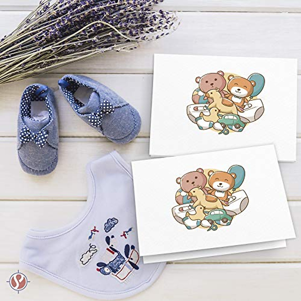 Greeting Cards - 5x7 Inches Heavyweight Blank White Card Paper- Half-Fold Design - Perfect for Birthday Invitations, Wedding, Holiday, Notes, Anniversary and All Occasions - Bulk Pack of 100 Cards