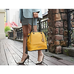 MKF Collection Tote Bag for Women - Top-Handle Vegan Leather Purse