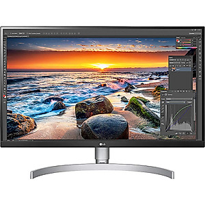LG 27UL850-W 27-inch 4K UHD IPS LED Monitor with VESA DisplayHDR 400 Bundle with Tech Smart USA Elite Suite 18 Standard Editing Software Bundle and 1 YR CPS Enhanced Protection Pack