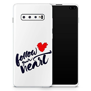 DesignSkinz Follow Your Heart V3 Protective Vinyl Decal Wrap Skin Cover Compatible with The Samsung Galaxy S20 (Screen Trim & Back Glass Skin)