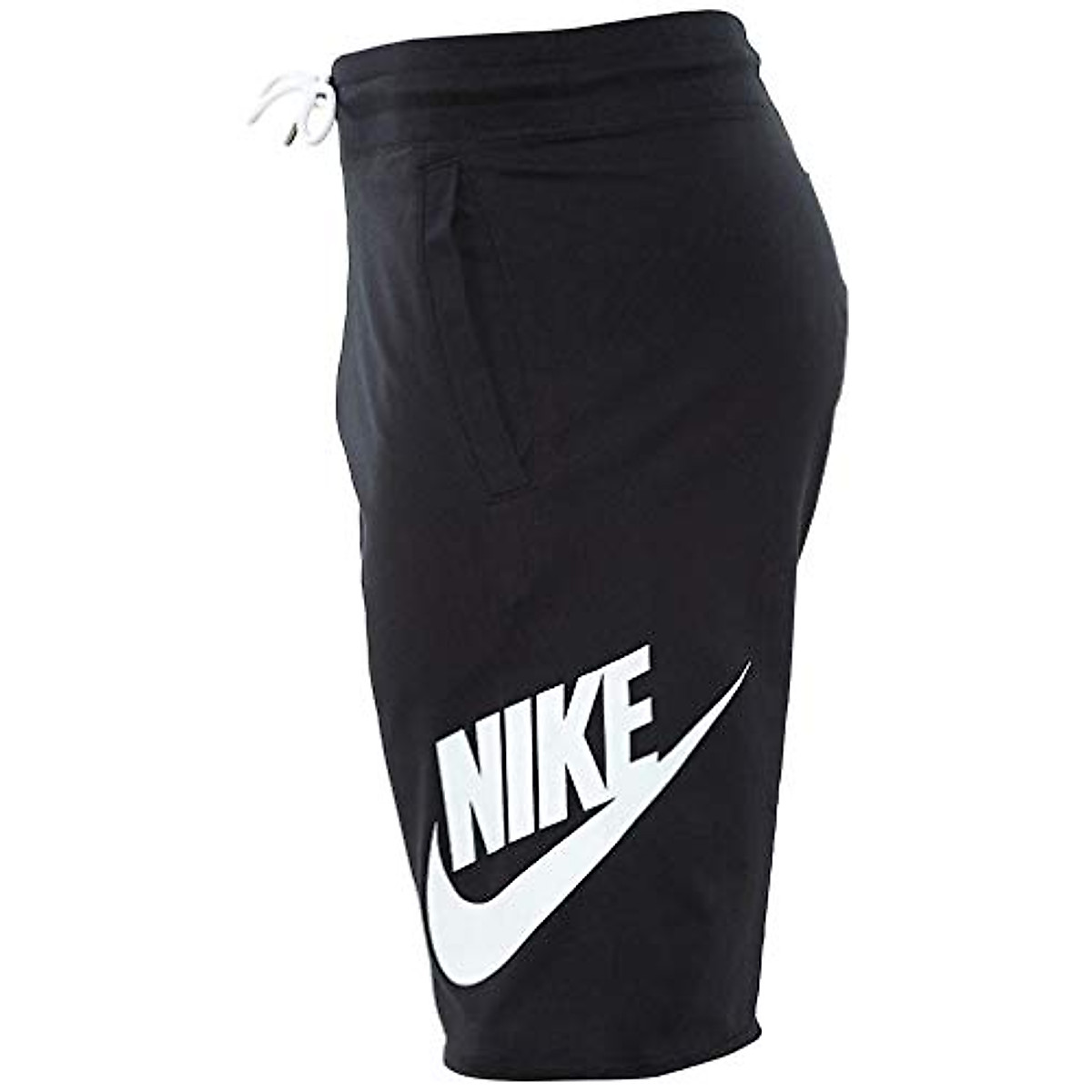 Nike Mens Sportswear Logo Shorts Black/White 836277-010 Size Large