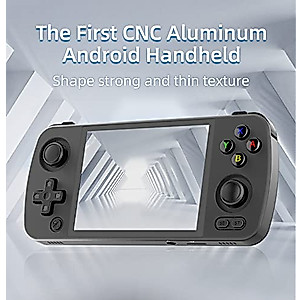RG405M Pocket Retro Handheld Game Console - Aluminum Alloy CNC - Android 12 System - Supports Google Play - 4.0 Inch IPS Touch Screen with - 128G TF Card 3172 Games - 4500 mAH Battery