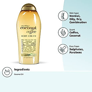 OGX Smoothing + Coconut Coffee Body Cream 19.5 oz