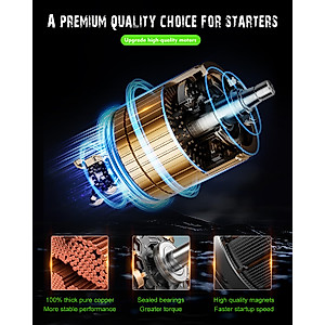 SCITOO Starters Compatible for Toro Mowers - Zero Turn G4010 G4020 2007 2008 TimeCutter Z4200 Z4220 Z5000 Riding Mower 2008 2009 Tractors - Lawn LX420 LX460 2006 LX425 LX465 2007 SAB0145 5796