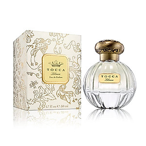 Tocca Eau de Parfum, Liliana: Fresh Floral, Neroli, Watery Peach, Muguet, Hand-Finished Bottle (50 ml)