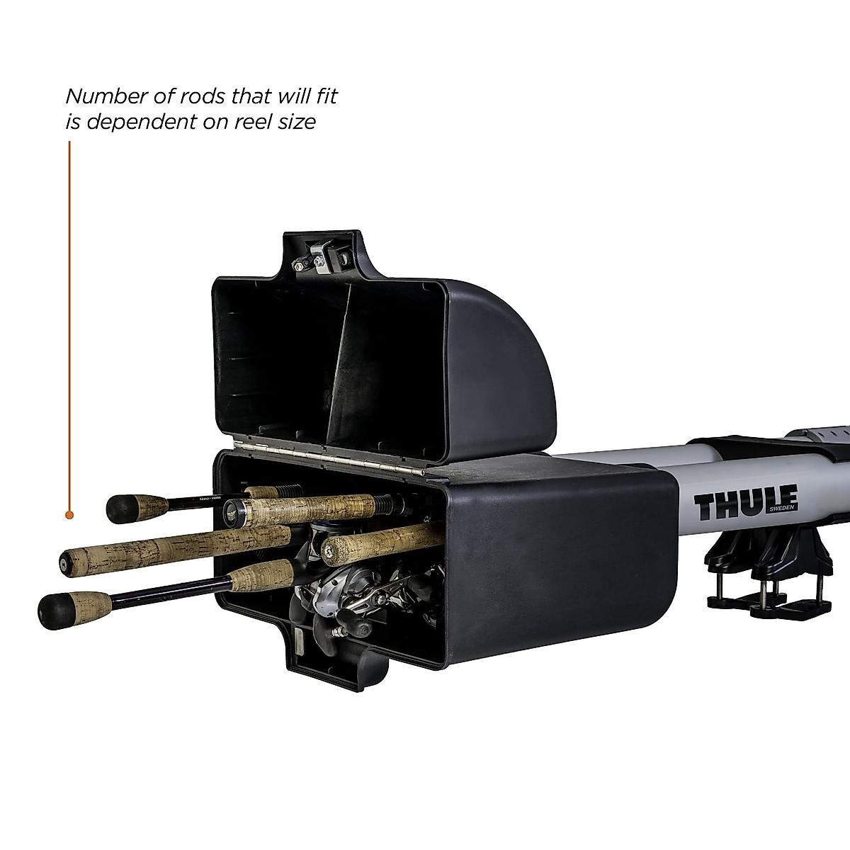 Thule Rodvault ST Standard Tackle Fishing Rod Carrier, One Size