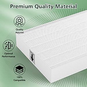 HPA300 True HEPA Filter Replacement Compatible with Honeywell Air Purifier HPA300 Series, HPA300, HPA304, HPA8350, HPA300VP, HPA3300b, HPA5300, Pack of 6 HEPA R and 8 Pre filters A HRF-AP1
