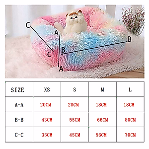 YXXJJ Pet pad Plush Dog Bed Cushion Large Dog Bed House pet Square Cushion Bed pet Kennel Super Soft and Fluffy Comfortable cat and Dog House Soft and Warm, Comfortable to Touch, Easy to Carry