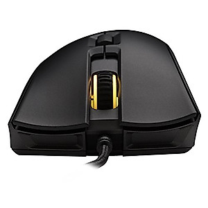 HyperX Pulsefire FPS Pro - Gaming Mouse, Software Controlled RGB Light Effects & Macro Customization, Pixart 3389 Sensor Up to 16,000 DPI, 6 Programmable Buttons, Mouse Weight 95g,Black