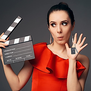 Windy City Novelties 12 Pack Hollywood Clapboard Keychains | In Bulk | Movie Night Decoration Hollywood Party Favors Giveaways Prizes Movie Director