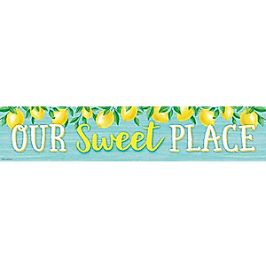 Teacher Created Resources Lemon Zest Our Sweet Place Banner (TCR8492)