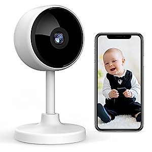 Indoor Camera, Cameras for Home Security with Night Vision, Pet Camera with Phone App, 1080P Indoor Security Camera, Motion Detection, 2-Way Audio, WiFi Camera Home Camera Compatible with Alexa