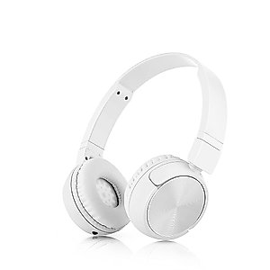Wired Headset with Microphone, Stereo Deep Bass Gaming Headset Foldable Headphone with 3.5mm Jack and Soft PU Earmuffs for PC, Laptop, iPad, iPhone, Nintendo Switch (WHITE)