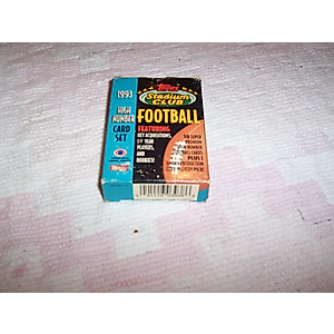 1993 Topps Stadium Club Football High Number Card Set