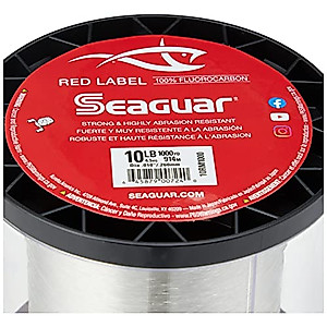 Seaguar Red Label Fluorocarbon 1000-Yards Fishing Line (12-Pounds), Clear