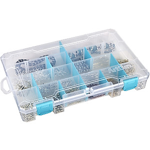 Tarnish Inhibitor Medium Box with Six Compartments in Translucent
