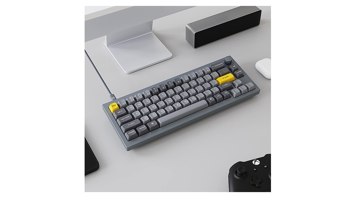 Keychron Q2 Wired Mechanical Keyboard - 65% Customizable & Hot-Swappable