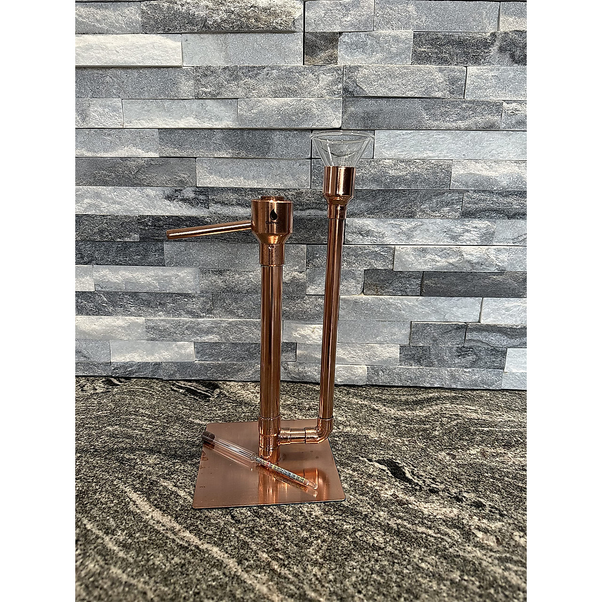 CoProof Copper Proofing Parrot Heads for Air Still Distilling 100% Lead Free,Brewing Beer, Moonshine, Tequila with Funnel and Hydrometer