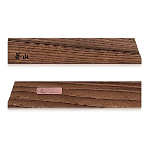 Cangshan 1021523 Solid Ash Wood Magnetic ANCHOR Knife Sheath Only for 9-Inch Carving Knife